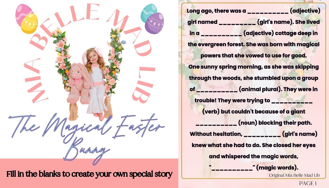 Mia Belle Mad Libs: The Magical Easter Bunny – Mia Belle Girls