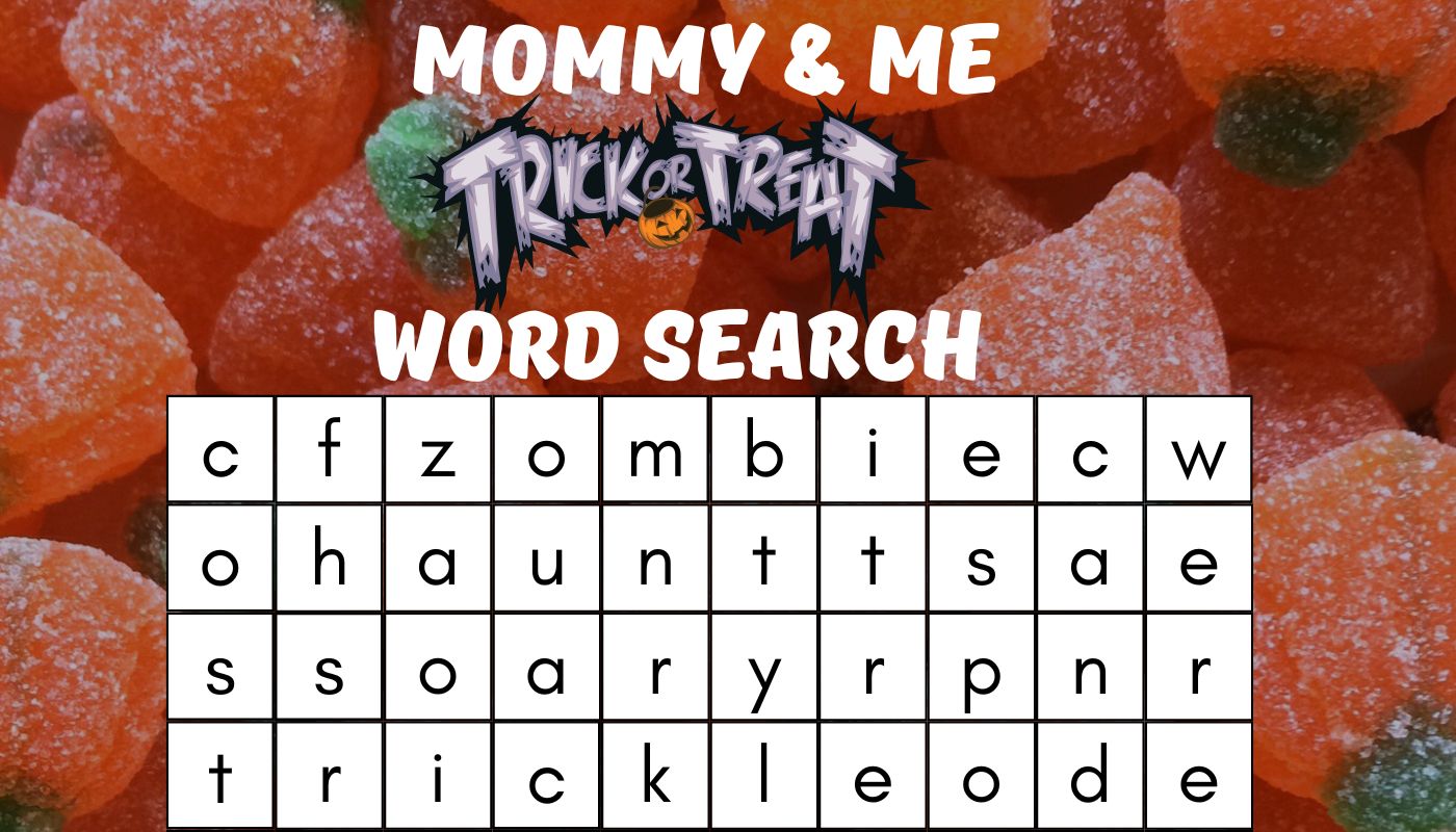Mommy & Me Activities: Trick Or Treat Halloween Word Search – Mia Belle ...