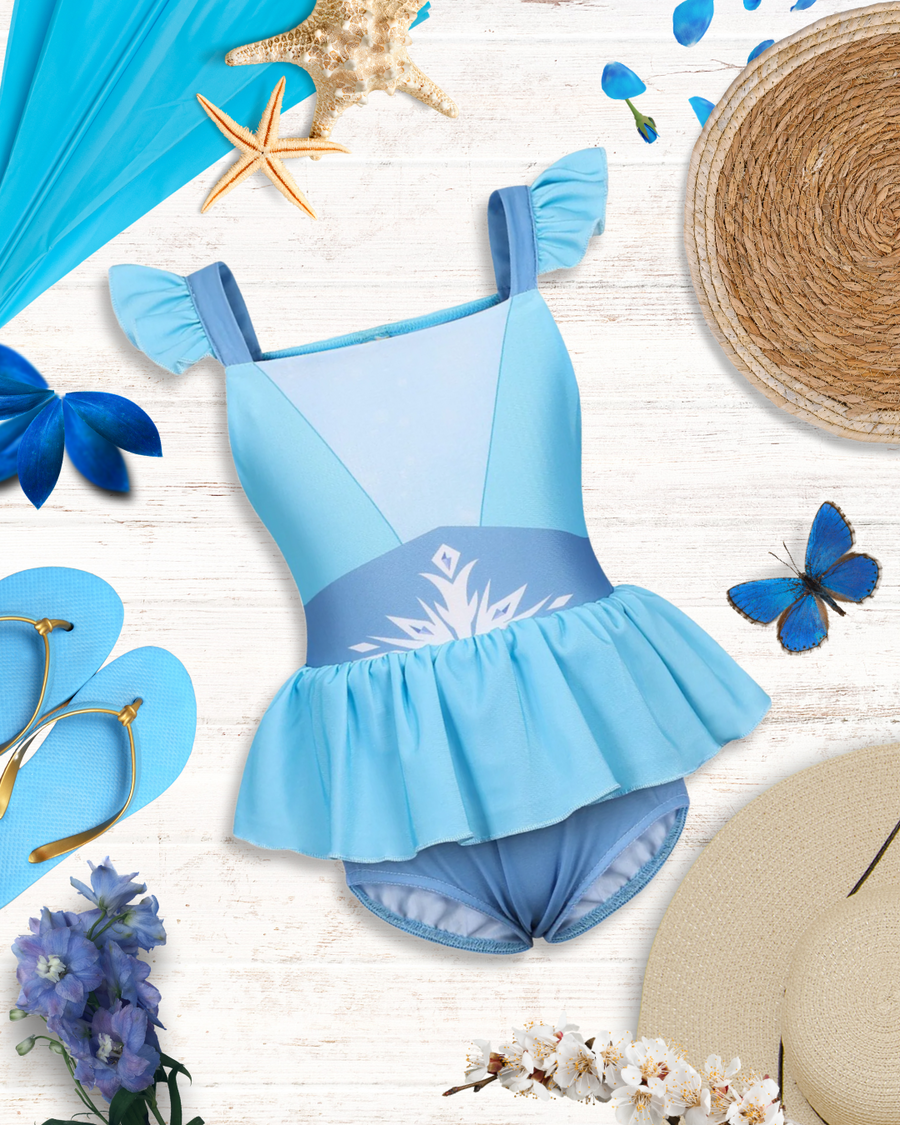 Icy Seas Princess One Piece Swimsuit – Mia Belle Girls