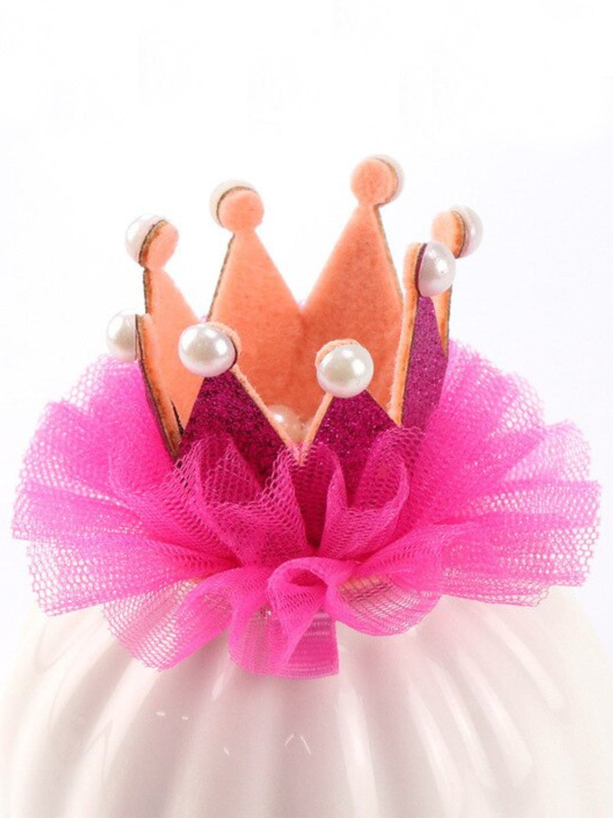 Crowned Cutie Glitter Crown Hair Clip – Mia Belle Girls