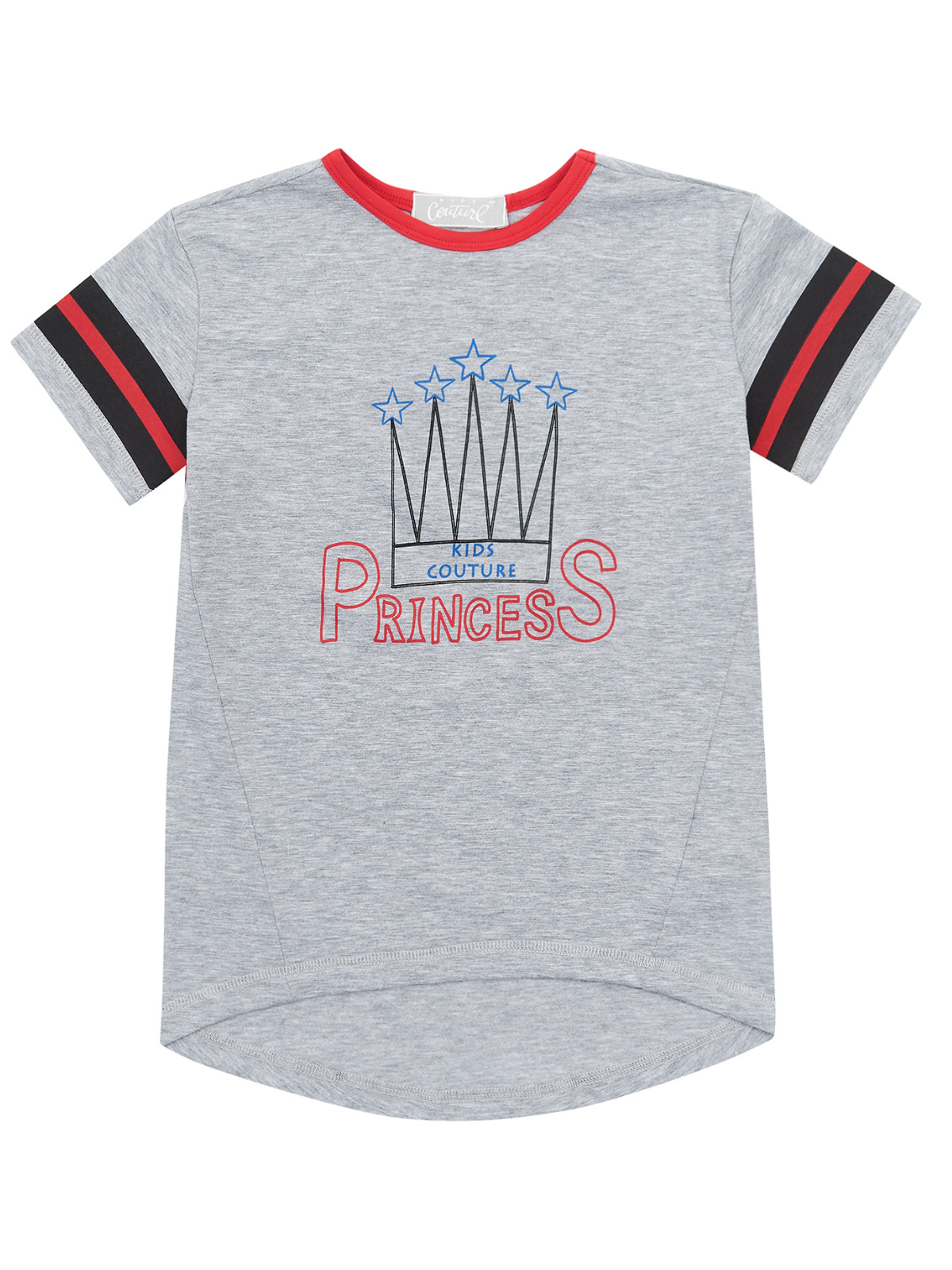 Grey Princess Hi-Lo Top by Kids Couture – Mia Belle Girls
