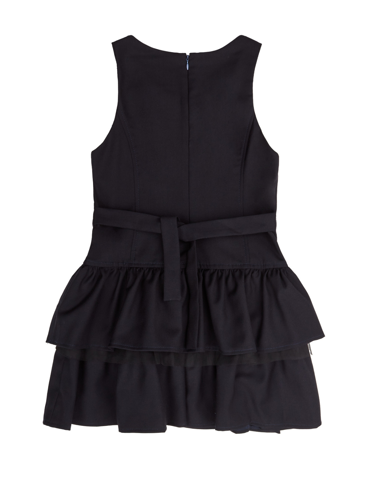 Navy Tiered Girls Uniform Dress by Kids Couture – Mia Belle Girls
