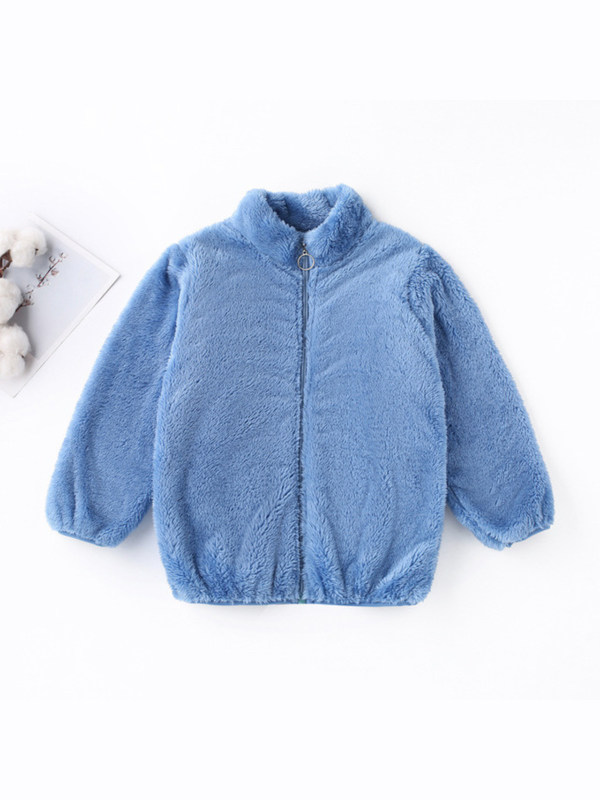 Plush Teddy Zip Up Jacket – Mia Belle Girls