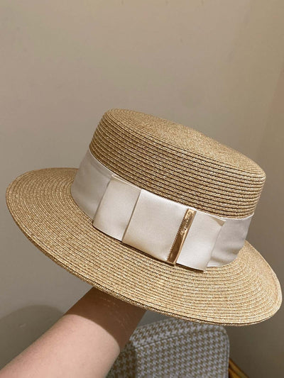 Make A Statement Ribbon Beach Hat – Mia Belle Girls