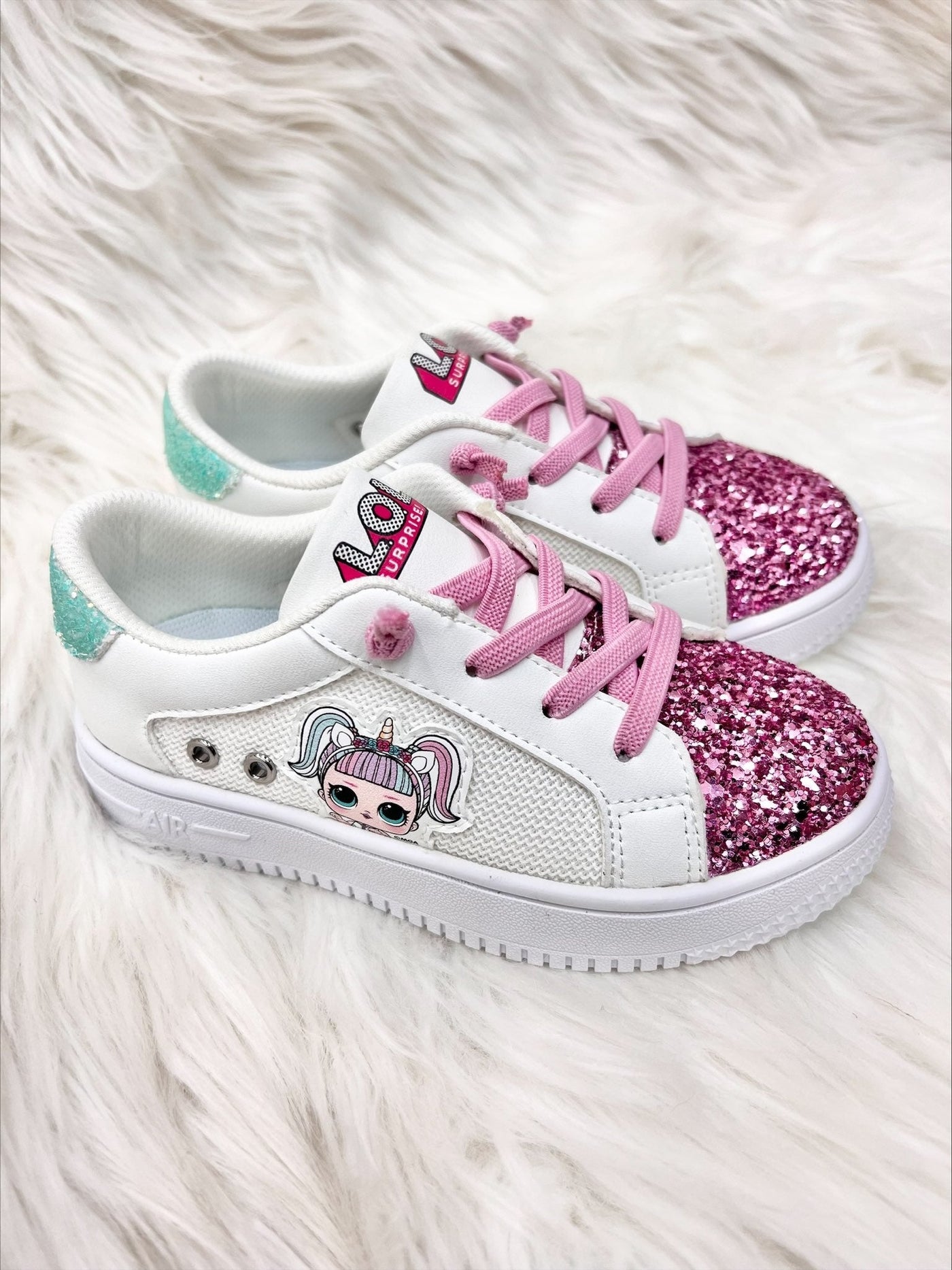 L.O.L. SURPRISE! Unicorn Glitter Sneakers | Little Girls Shoes – Mia ...