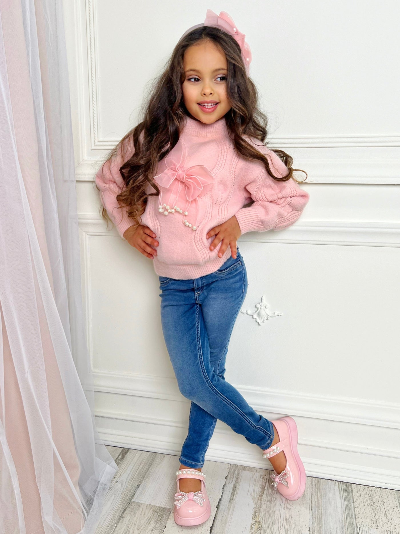 Mia Belle Girls Knit Pullover Sweater | Girls Winter Tops