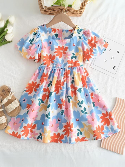 Girls Blossom Parade Dress: A Vibrant Celebration of Style – Mia Belle ...