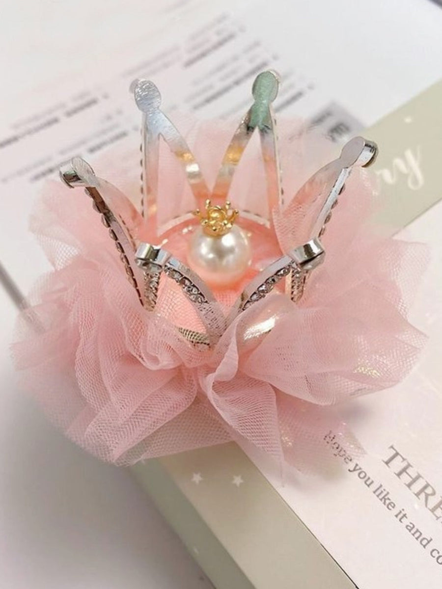 Cutest Coronation Sparkly Crown Hair Clip – Mia Belle Girls