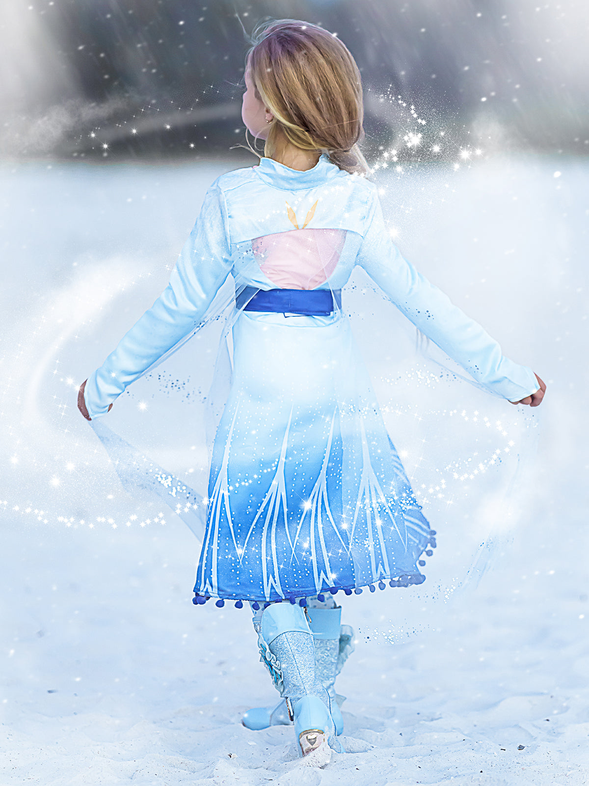 Girls Halloween Costumes | Snow Queen Elsa Inspired Sparkle Dress | Mia ...