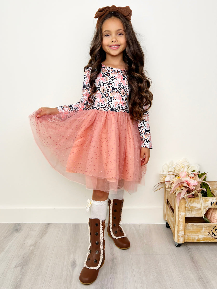 Girls Fall Dress | Fall Sparkle Tutu Dress | Girls Clothing Boutique ...