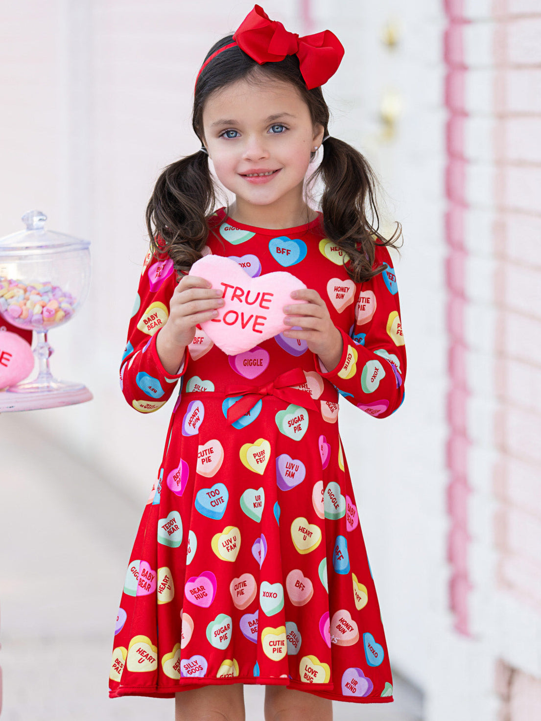 Sweethearts Sweet Pea Darling Valentine Dress – Mia Belle Girls