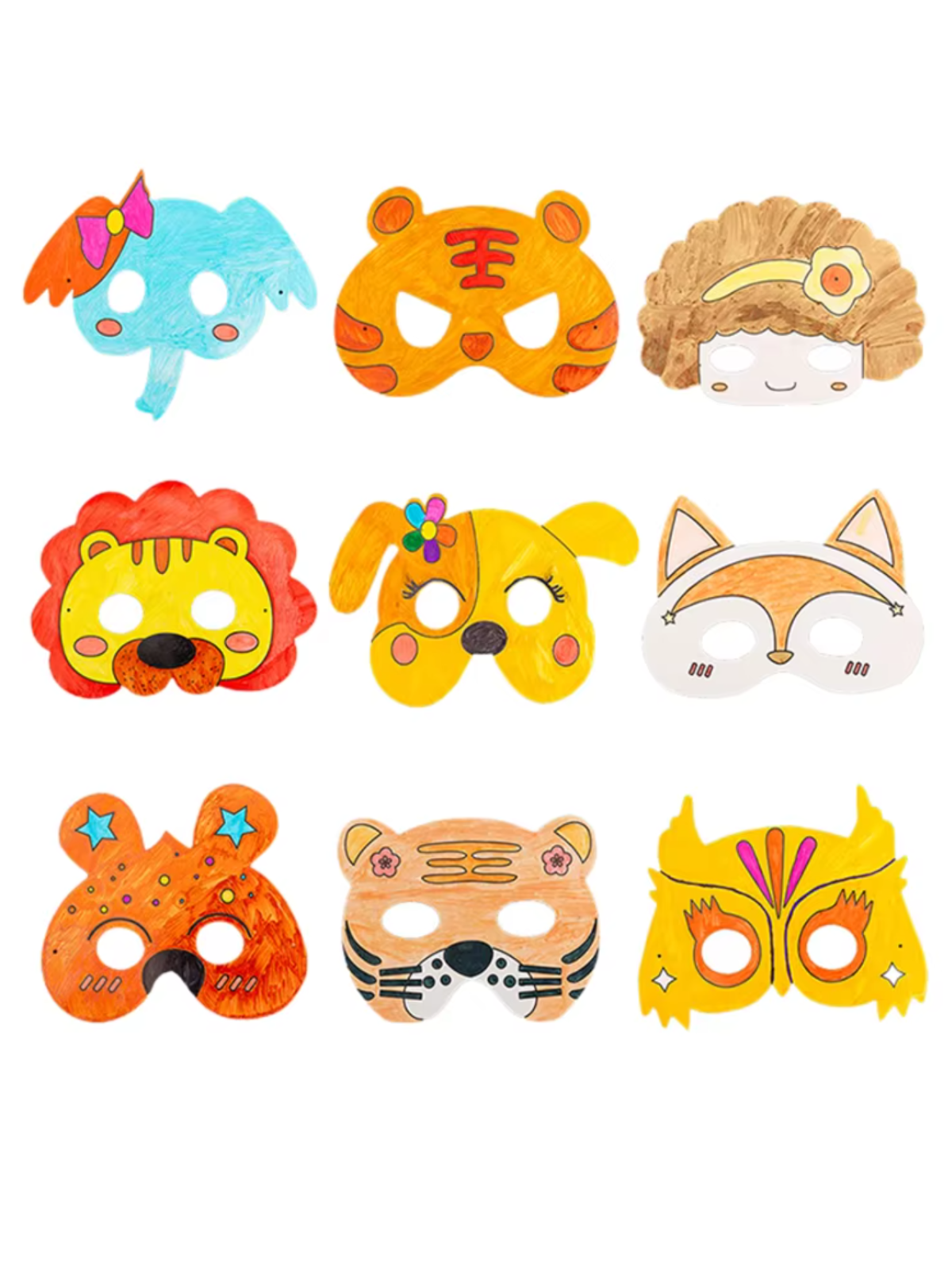 DIY Creative Animal Painting Mask Kit for Kids – Mia Belle Girls