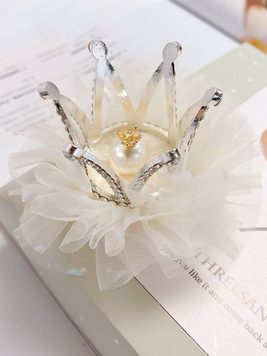 Cutest Coronation Sparkly Crown Hair Clip – Mia Belle Girls