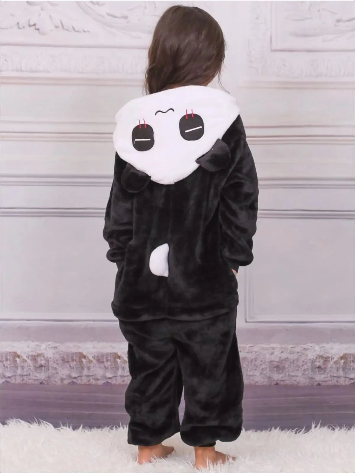 Catching Zzz Panda Hooded Onesie Pajamas – Mia Belle Girls