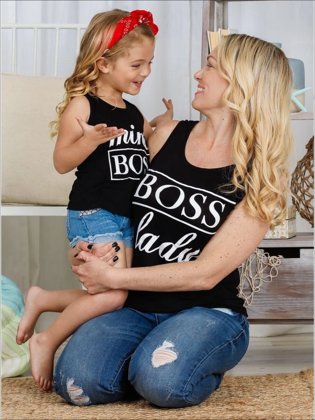 Mommy and Me Boss Besties Tank Top – Mia Belle Girls